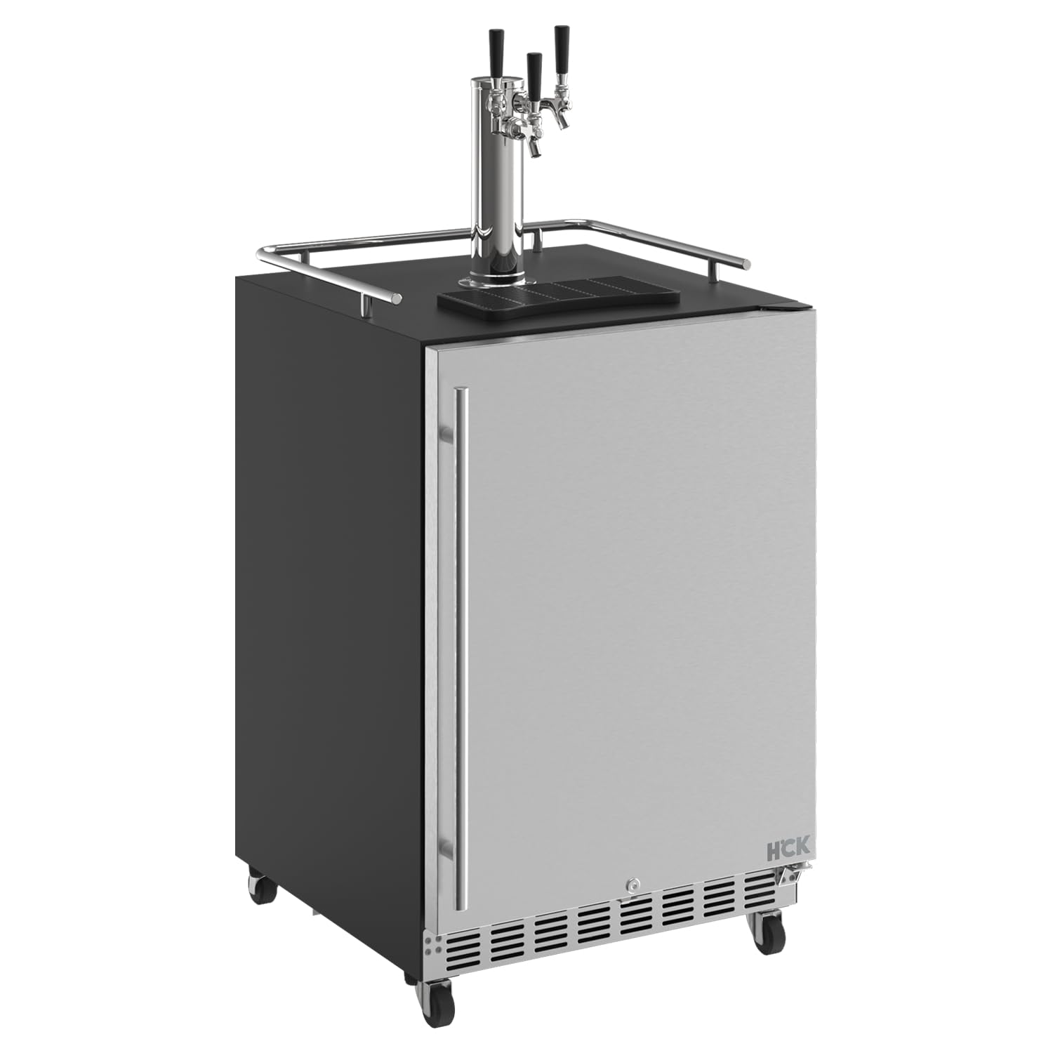 Amazon.com: HCK 24 inch Kegerator Undercounter Refrigerator 2 in 1, 3 ...