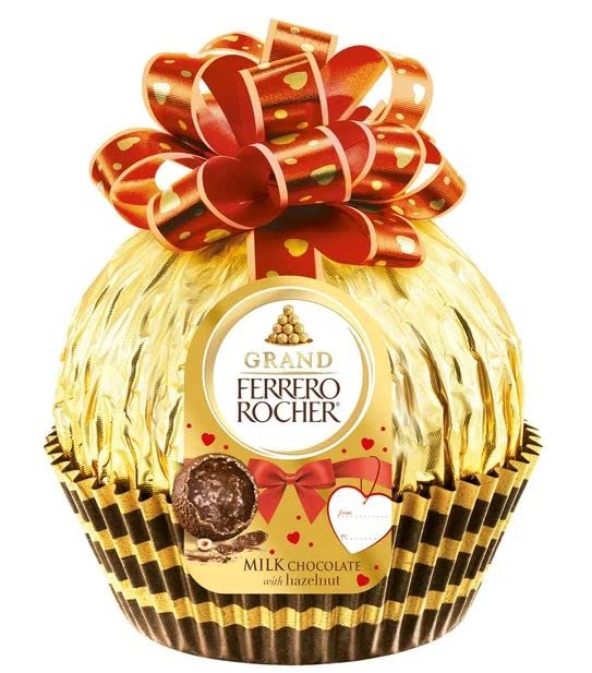 Amazon.com : Ferrero Rocher Premium Gourmet Milk Chocolate Hazelnut ...