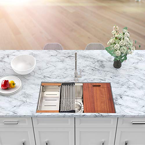 Snapklik.com : 28 Kitchen Sink Undermount - 28 Inch Stainless Steel ...