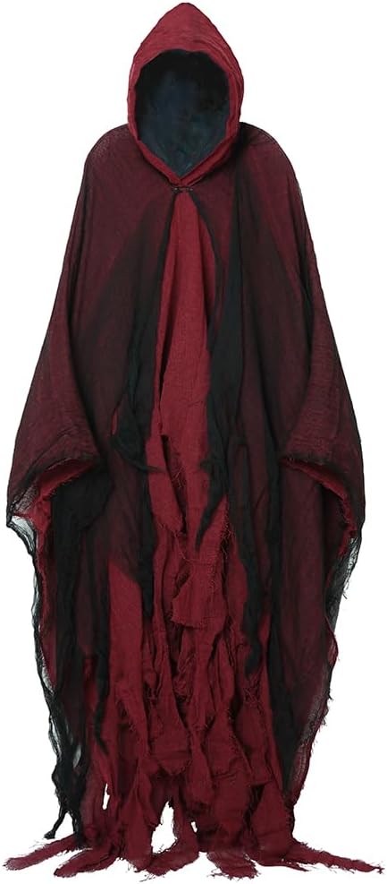 Thaoduro Hooked Cloak, Scary Halloween Costumes for Men, Black Cape for ...