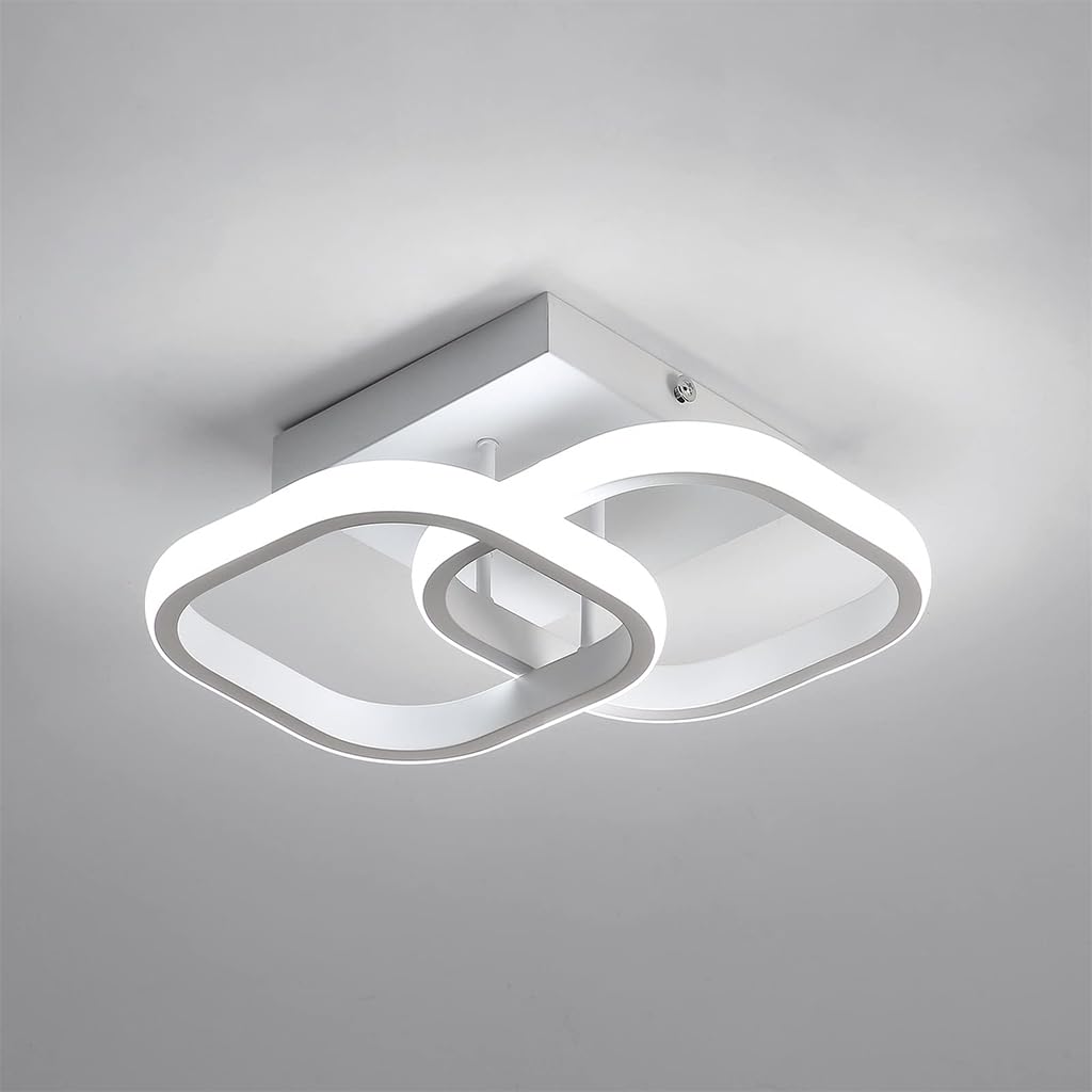 Buy ELEPHANTBOAT® Small Ceiling Light Modern LED Acrylic Square Ceiling ...