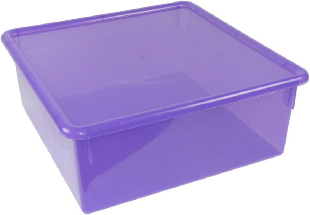 Amazon.com - Romanoff 6" Stowaway® Scrapbox with Lid, Grape - Lidded ...