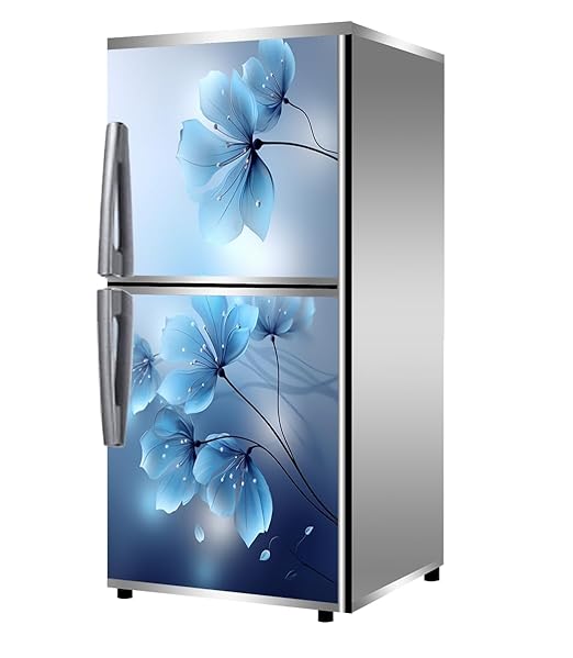 RK Digital Mart Abstract Fridge Sticker | Double Door Fridge Sticker ...