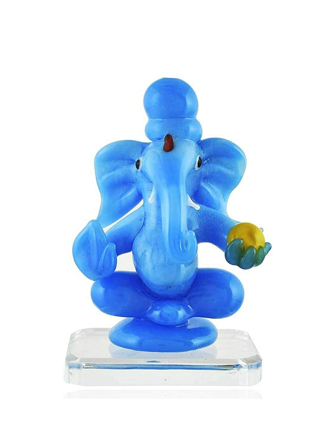 Buy MISS PEACH Handicrafted Resin Lucky small Lord Ganesha idols for ...