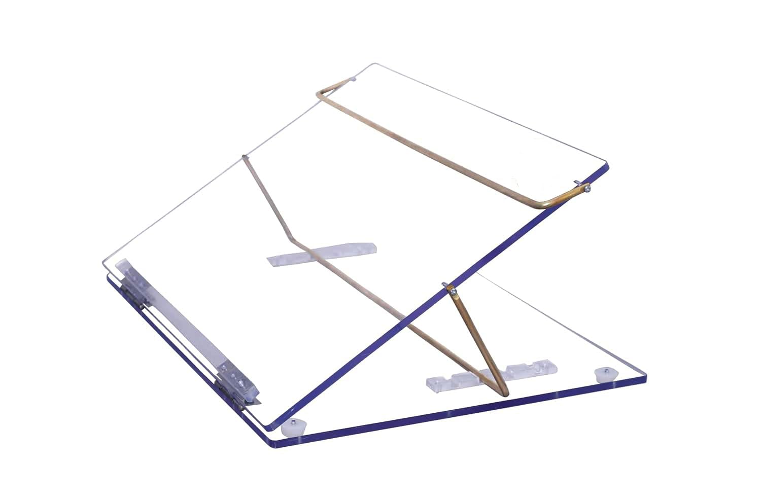 Panku® Acrylic Writing Desk Clear Writing Table Top Elevator with ...