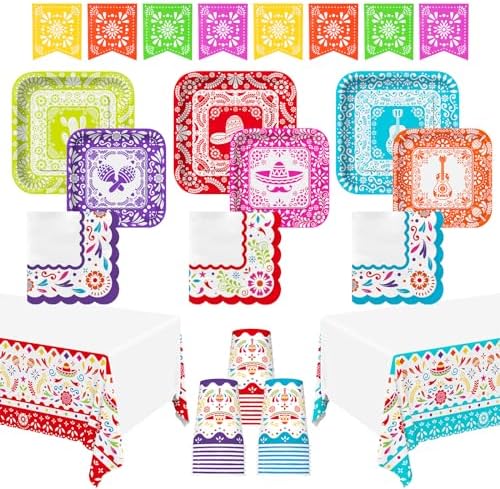 Amazon.com: Unique Mexican Fiesta Party Decorations Bundle - Fiesta ...