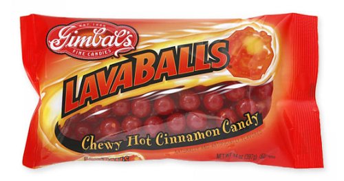 Amazon.com : Gimbals Lava Balls Chewy Hot Cinnamon Candy, 14 oz bag, 12 ...