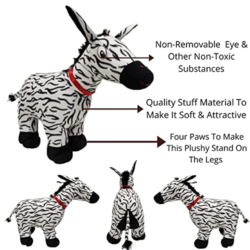 Ritu Shubhman's Creation White & Black Zebra -Animal Stuffed Plush Toy ...