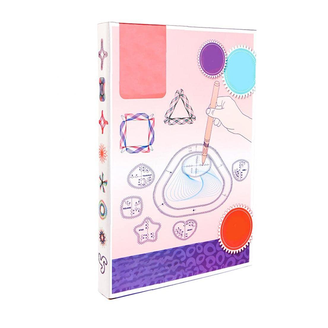 Buy 18PCS Spirograph Drawing Set, The Original Spirograph Scratch and ...