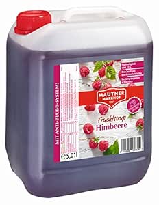 Mautner Markhof Himbeer Sirup 5l : Amazon.de: Lebensmittel & Getränke