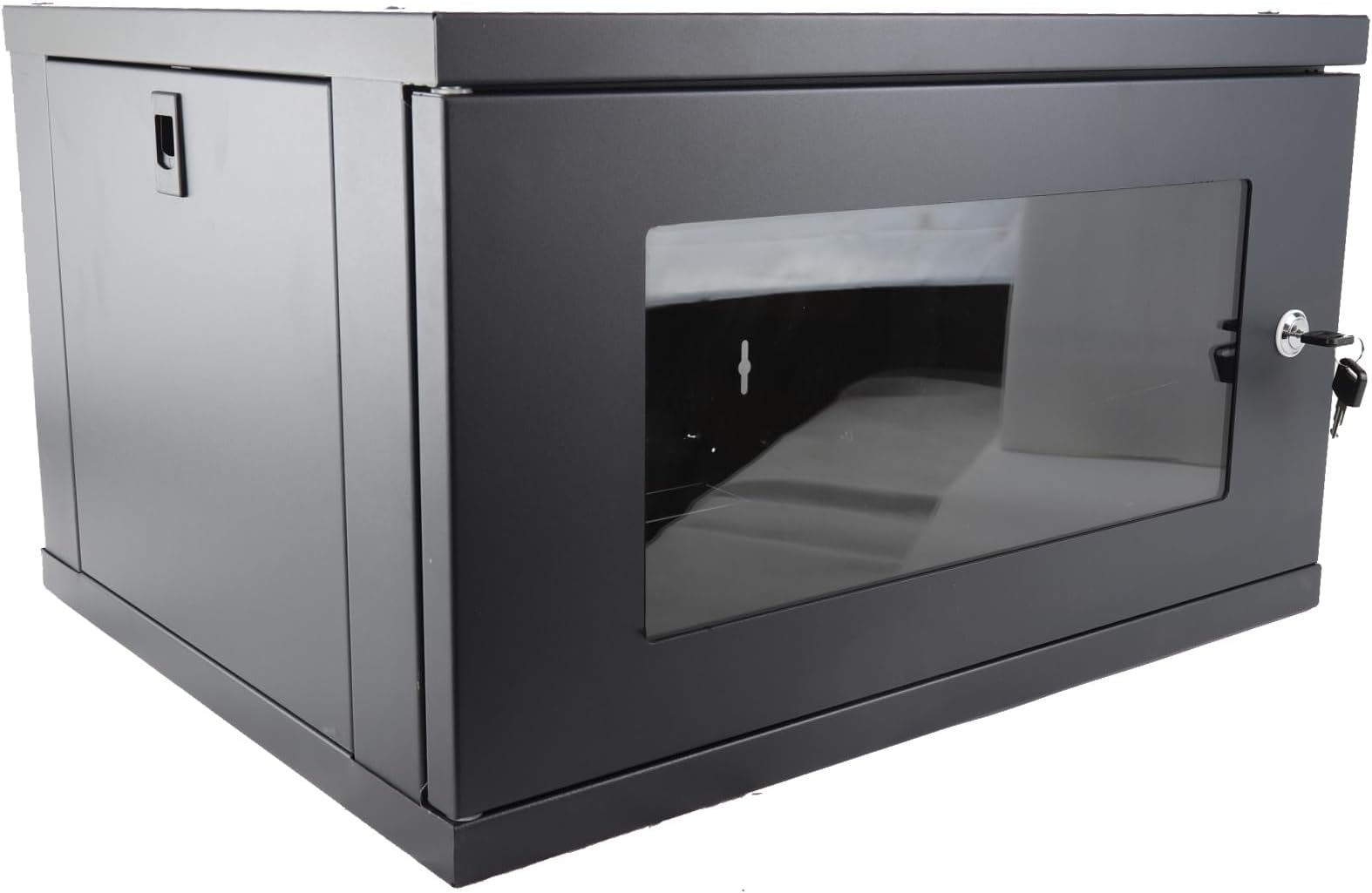 LMS Data Server Rack Data Cabinet - 6U 550mm Deep Wall Mounted 19 Inch ...