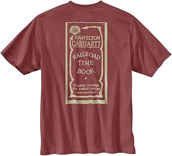 Amazon.com: Carhartt Men's 106773 Relaxed Fit Lightweight Short-Sleeve ...