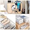 Amazon.com: TIGARI Wardrobe Clothes Organizer, Drawer Organizer for ...