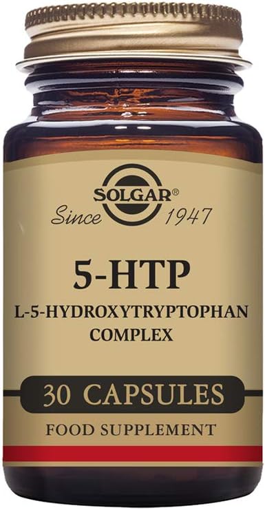 Solgar 5-HTP L-5-Hydroxytryptophan Complex - Reduces Anxiety - Increases Quality of Sleep - with ...