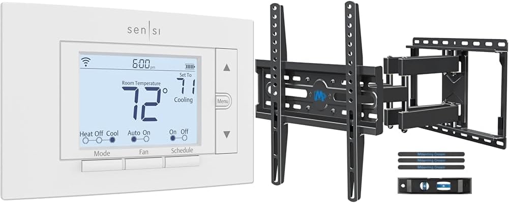 Emerson Sensi Wi-Fi Smart Thermostat for Smart Home, DIY, Compatible ...