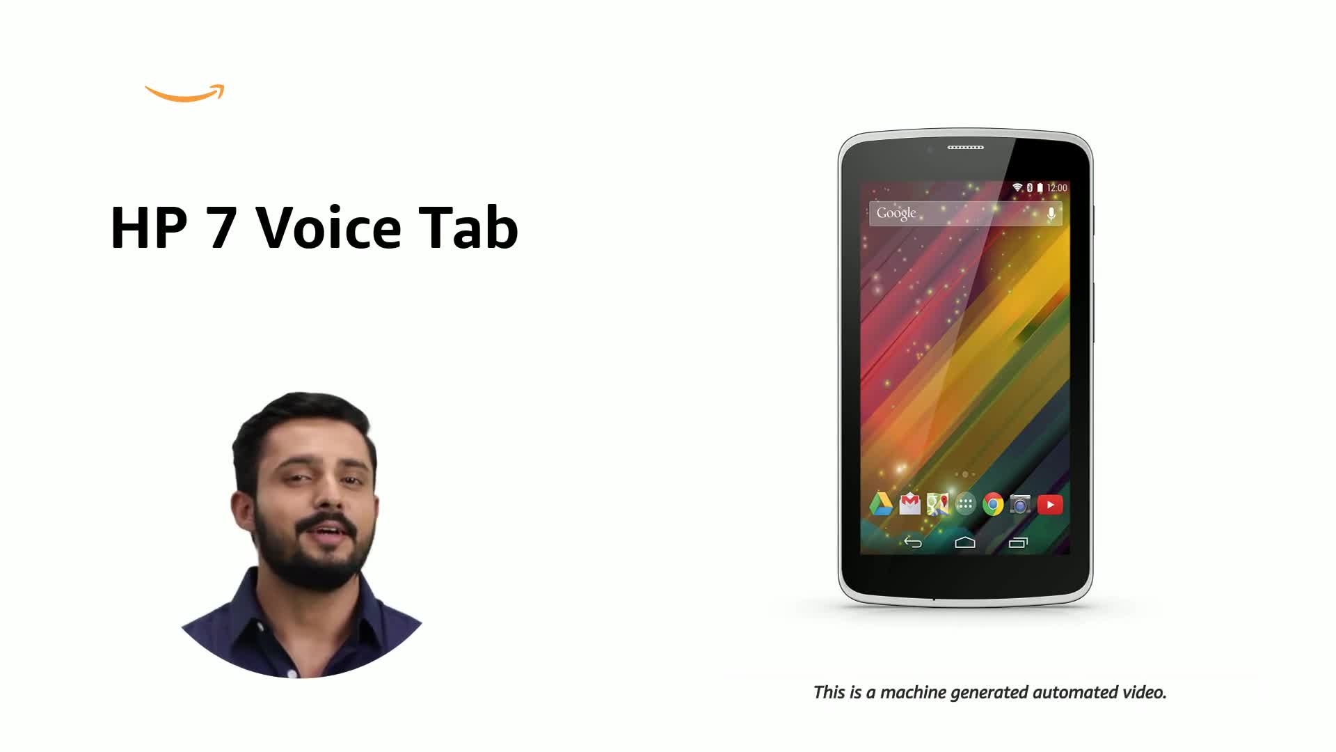 Watch HP 7 Voice Tab on Amazon Live