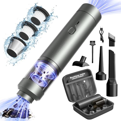 Amazon.com: ILADYS Car Vacuum Cleaner, 18000Pa Powerful Suction ...