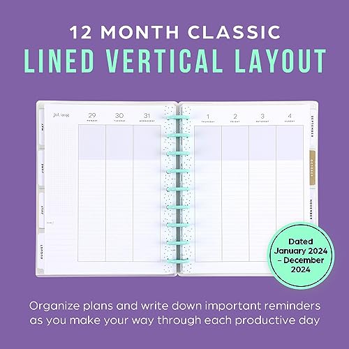 Snapklik.com : Happy Planner Disc-Bound 12-Month Planner, January ...