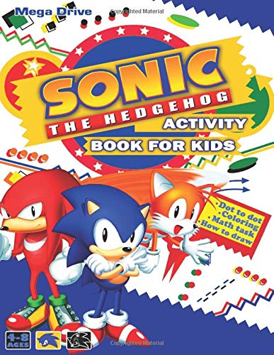 Buy Sonic The Hedgehog Activity Book For Kids: Mazes, Dot to Dot ...