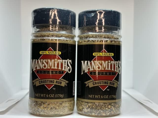 Amazon.com : Mansmith's Crusting Rub 6oz Twin Pack : Grocery & Gourmet Food