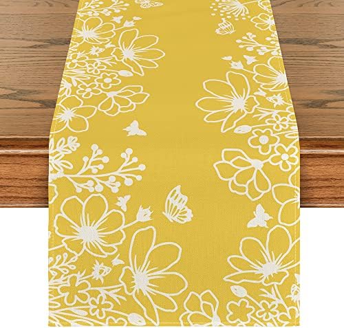 Amazon.com: Summer Table Runner 70 Inches Long Spring Flower Wild ...