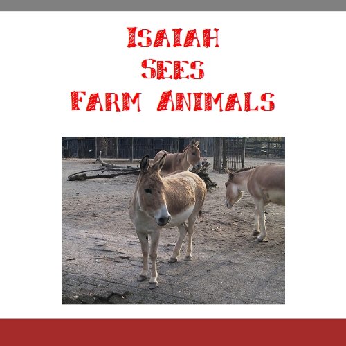 Amazon.com: Isaiah Sees Farm Animals (Personalized Book with the name ...