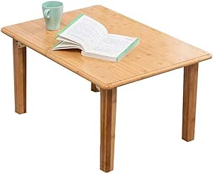 Amazon.co.jp: Folding Table Japanese Style Low Bamboo Table Dining ...