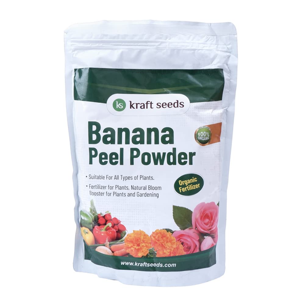 Kraft Seeds Organic Banana Peel Powder - Pack of 1 (900 gm) | Natural ...