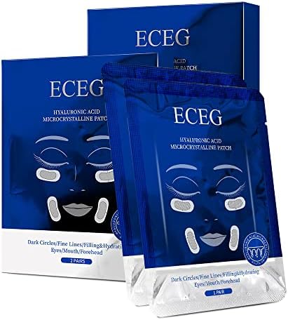 Amazon.com : ECEG Micro Dissolving Under Eye Patches Hyaluronic Acid ...