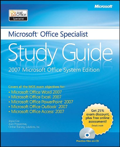 The Microsoft Office Specialist Study Guide (Bpg Other): Cox, Joyce ...