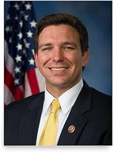 Amazon.com: Ron DeSantis Official Portrait Poster Print - Wall Art for ...