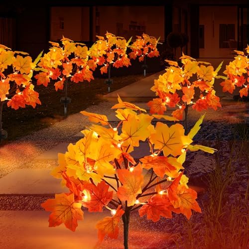 Amazon.com: Hexagram Outdoor Fall Decorations for Home, 2 Pcs Fall ...