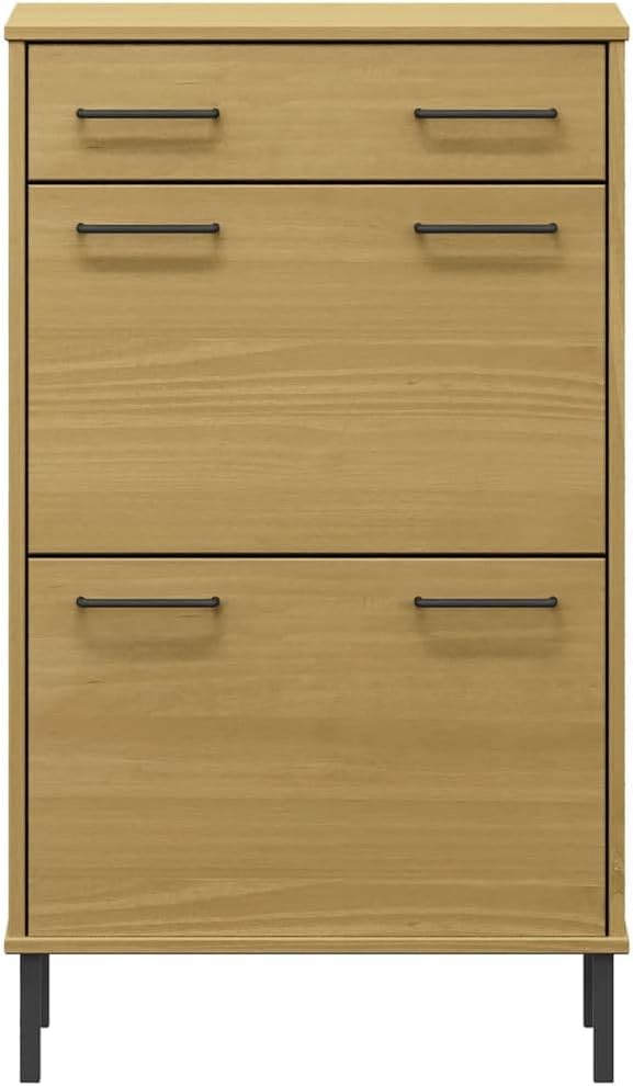 Shoe Rack with Metal LegsStorage Sideboard Shoe,Mid-Century Modern Shoe ...