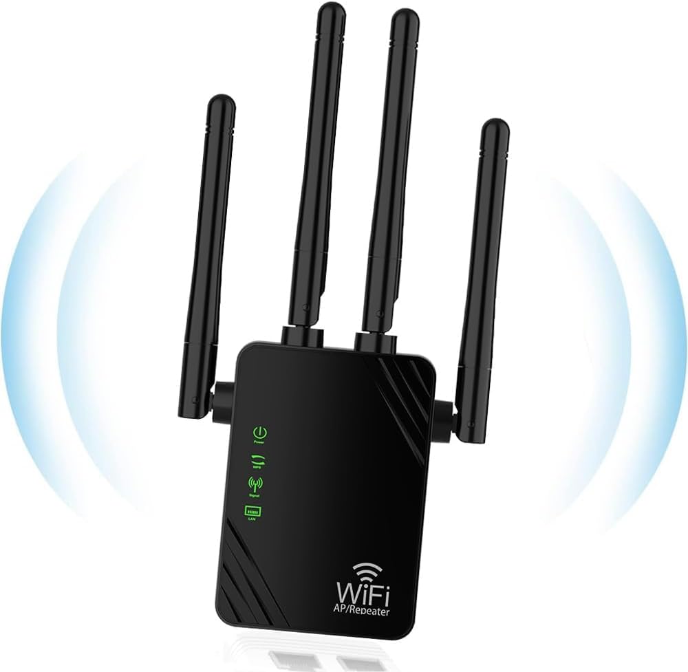 Amazon.com: WiFi Extender Booster Repeater for Home & Outdoor, Cover up ...