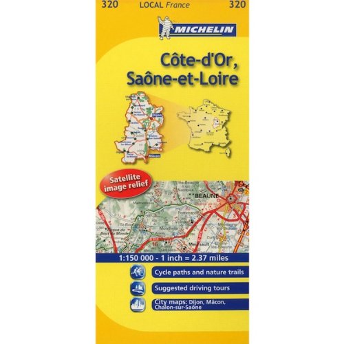 Michelin Map No. 320: Cote d'Or: Michelin Travel Publications ...