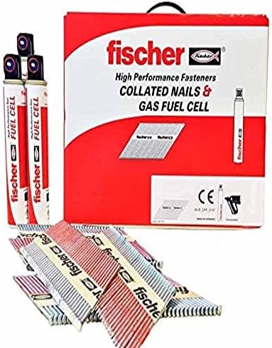 fischer Nail Fuel Pack 51x2.8mm Ring Galv, 534703, Metal : Amazon.co.uk ...