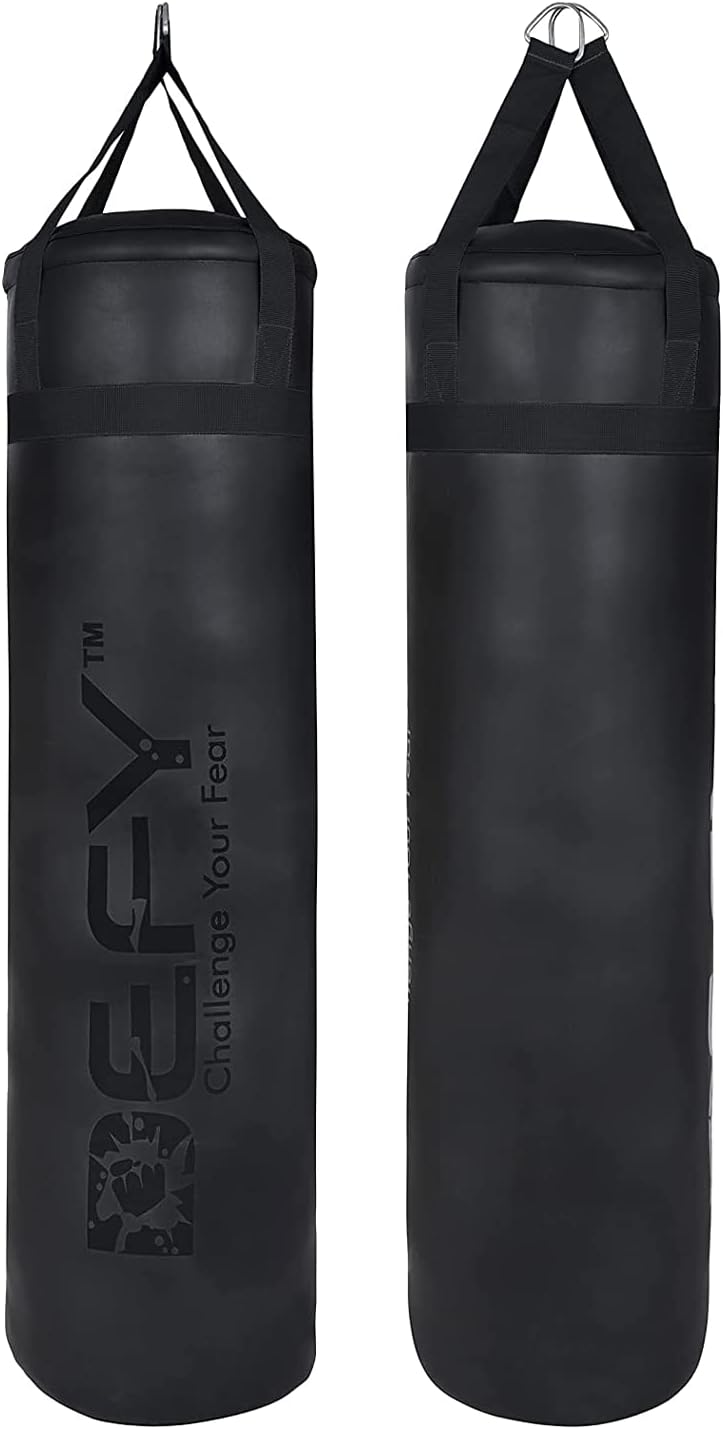 Amazon.com : DEFY Heavy Duty Punching Bag for Boxing – Premium Leather ...
