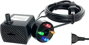 Amazon.com: FIERRG Power Pumps Submersible Water Pump HZ220 3W/5W 110V ...