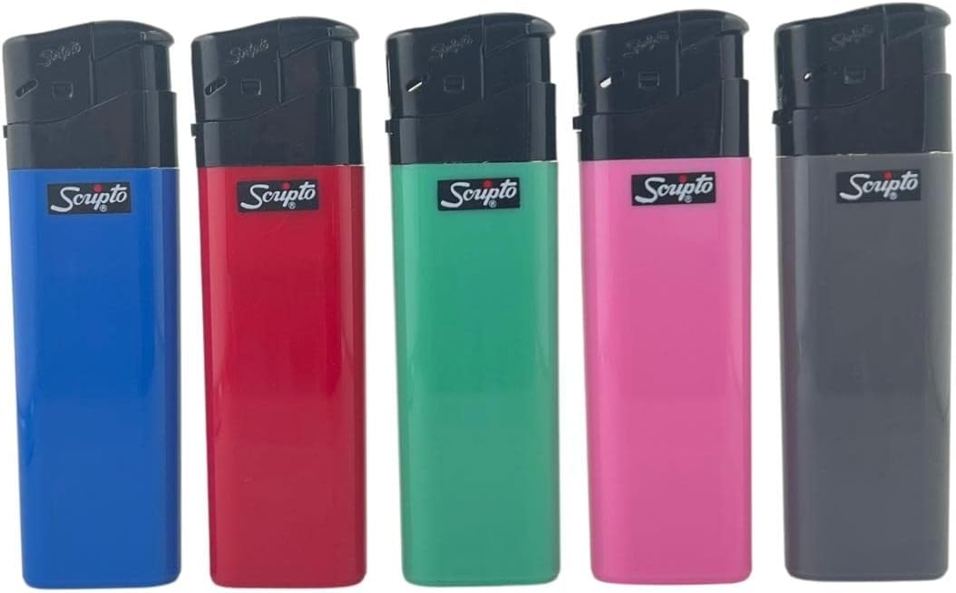 Amazon.com: Scripto Ultima Electronic Lighters 5 Pack : Health & Household