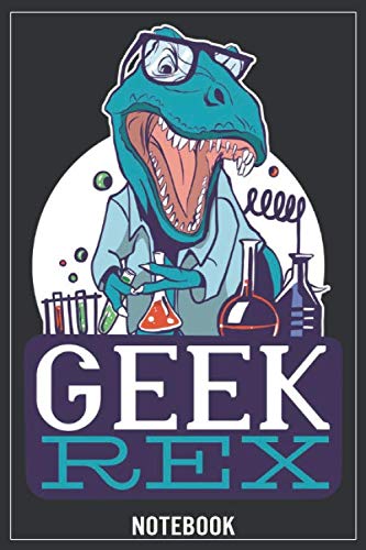Chemistry - Geek Rex: Notebook- 120 Dot grid Pages- Table of Contents ...