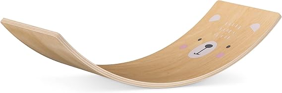 Navaris Balance Board für Kinder aus Holz - Indoor Wippe Wackelbrett ...