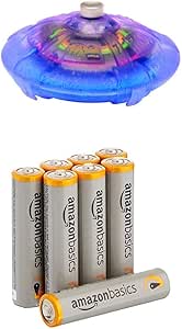 Funtime Gifts Infinity Spinning Top with Amazon Basics Batteries ...