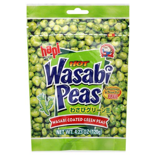 Amazon.com: Hapi Wasabi Coated Green Peas, 4.23 oz (12 pack) : Grocery ...