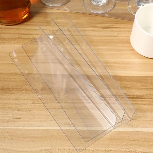 Amazon.com: 10 Pack Plastic Shelf Dividers - Clear Shelf Separators for ...