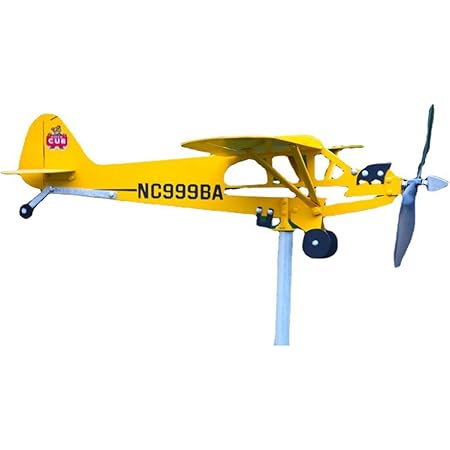 Amazon.com : Piper J3 Cub Airplane Weathervane - 2023 New Airplane Wind ...