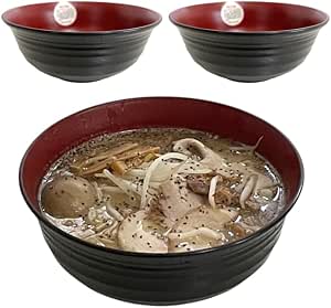 Amazon.com: Japan Plastic Ramen Bowls Made by Japanese Historical ...