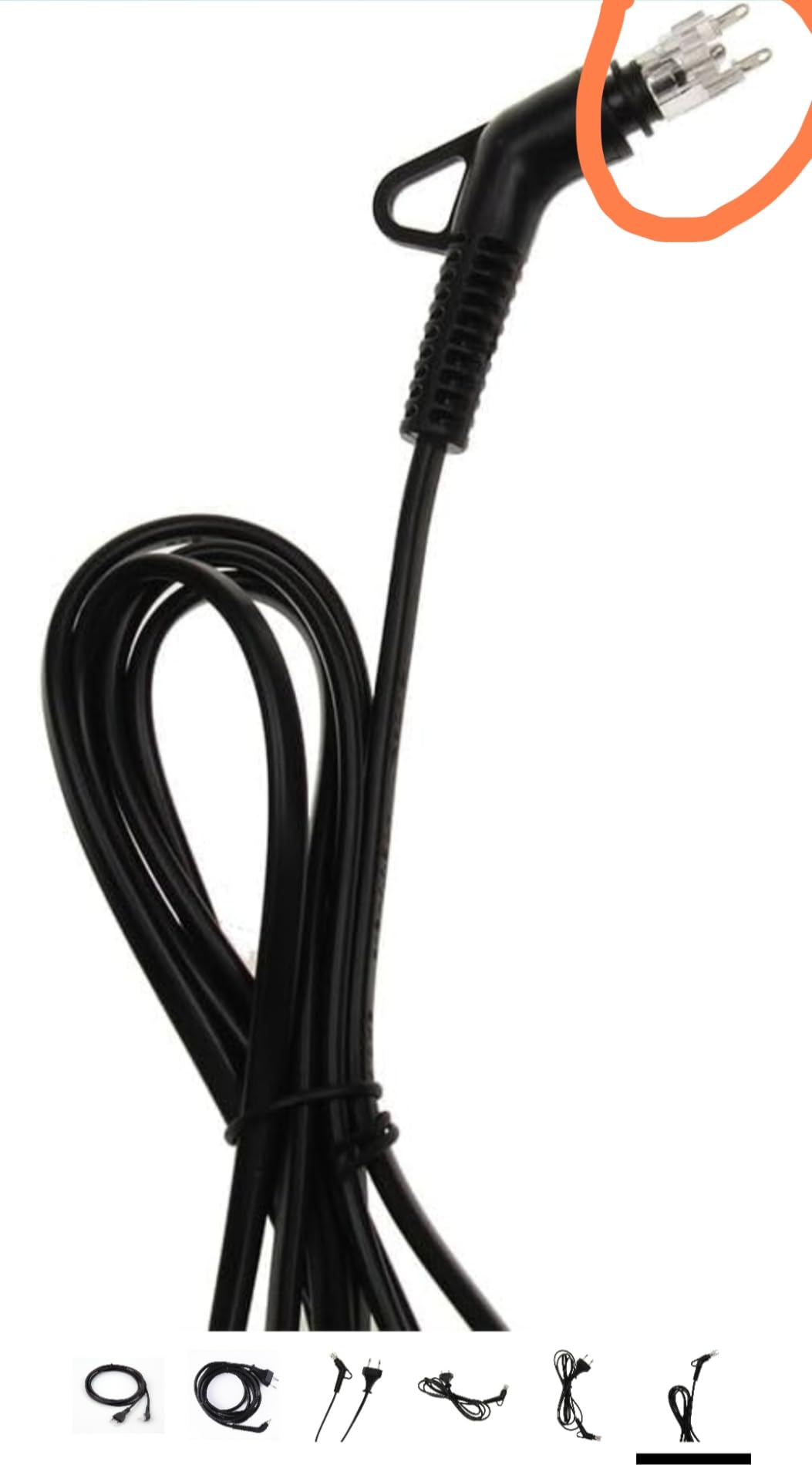 VRCT 2 Pin Euro To Angle Swivel Cord 360 Degree Swivel Plug Power Cord ...