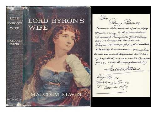 Lord Byrons wife / [by] Malcolm Elwin | Amazon.com.br