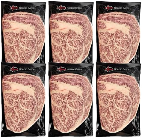Amazon.com: Nordic Catch - 16oz Grade A5 Japanese Wagyu Beef, Ribeye ...