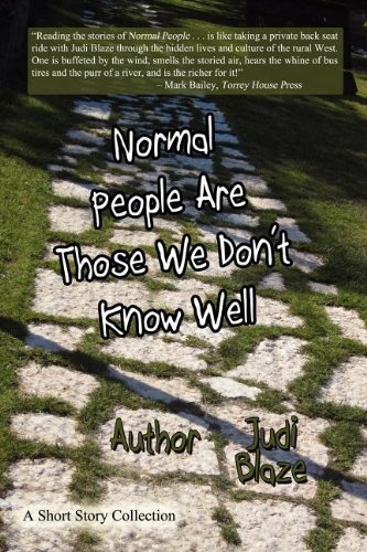 Normal People Are Those We Don't Know Well: Judi Blaze: 9781612960609 ...